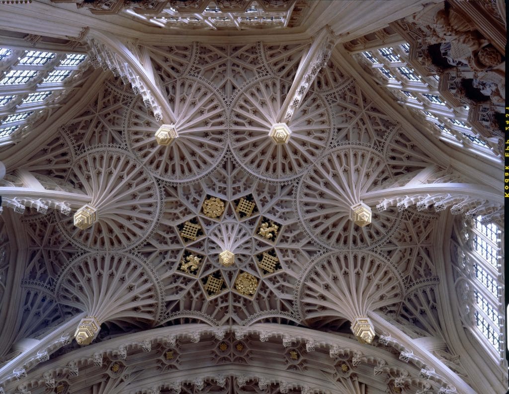 Henry VII chapel vaulted ceiling - Mallards Collection by Bonds