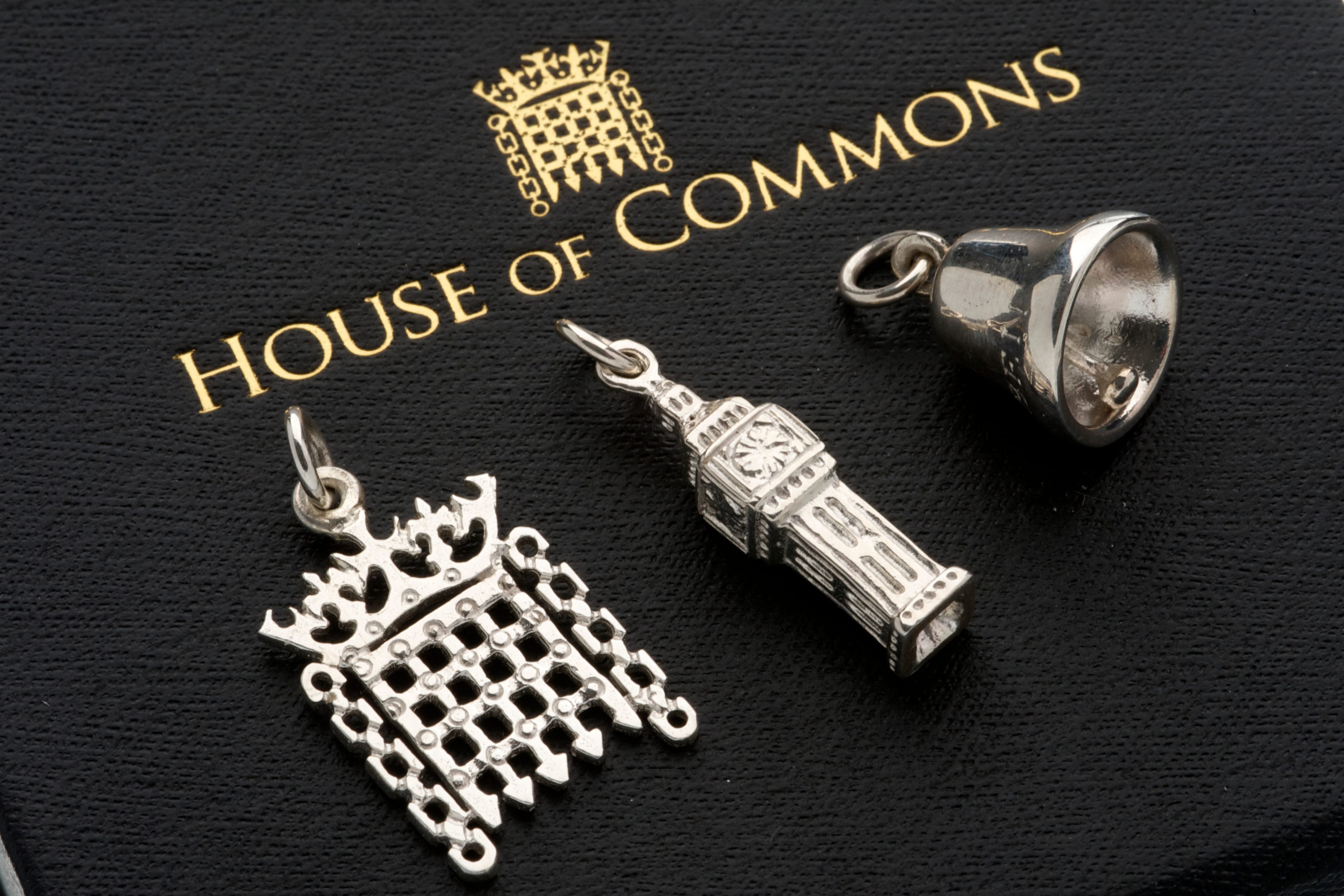 Bespoke jewellery from Mallards: The House of Commons portcullis ...